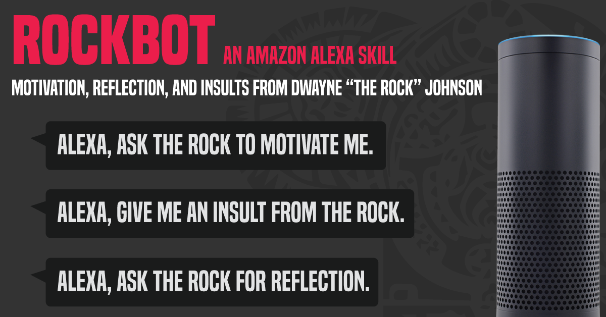 Bringing Dwayne "The Rock" Johnson to Amazon Alexa - Rock'ing For 30 Days